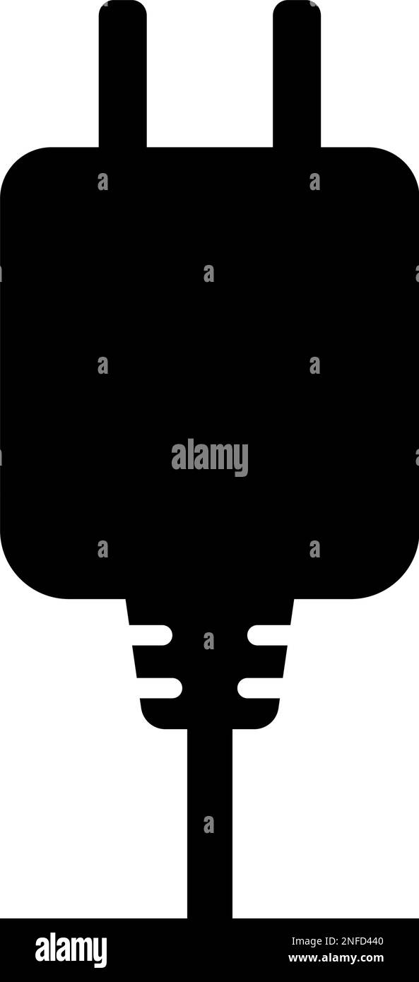 Electric Plug Vector Icon Illustration Stock Vector Image And Art Alamy