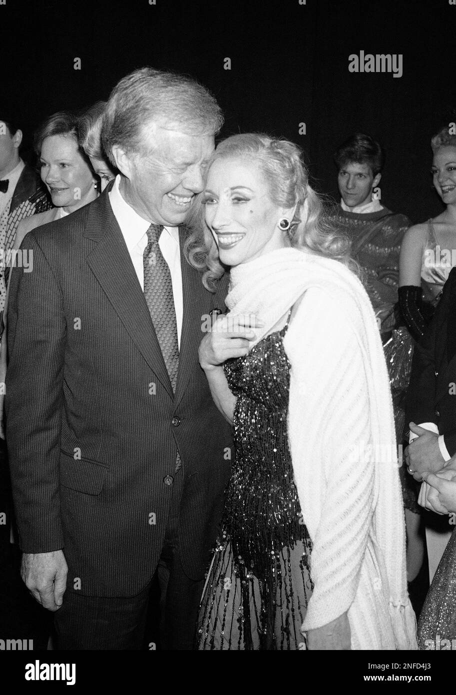 Former President Jimmy Carter shares a laugh with ballerina Natalia ...