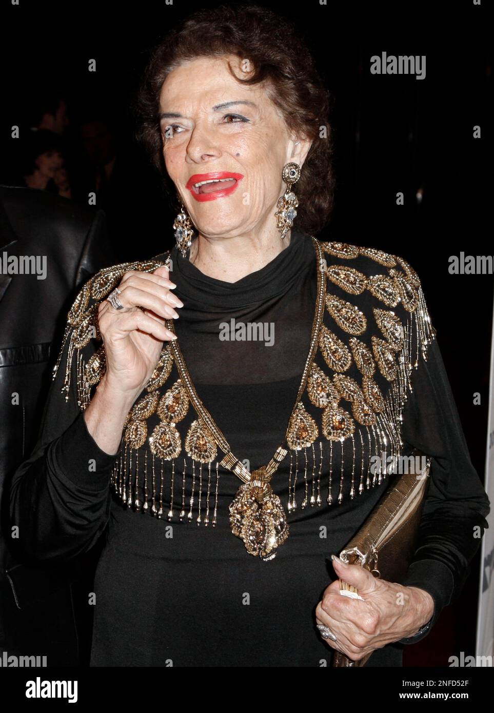 Actress Jane Russell arrives at the Hollywood Awards Gala in Beverly ...