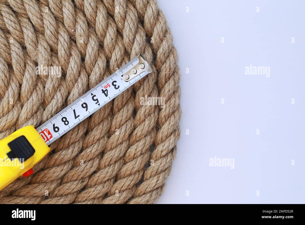tools and instruments on white table background, top view Stock Photo ...