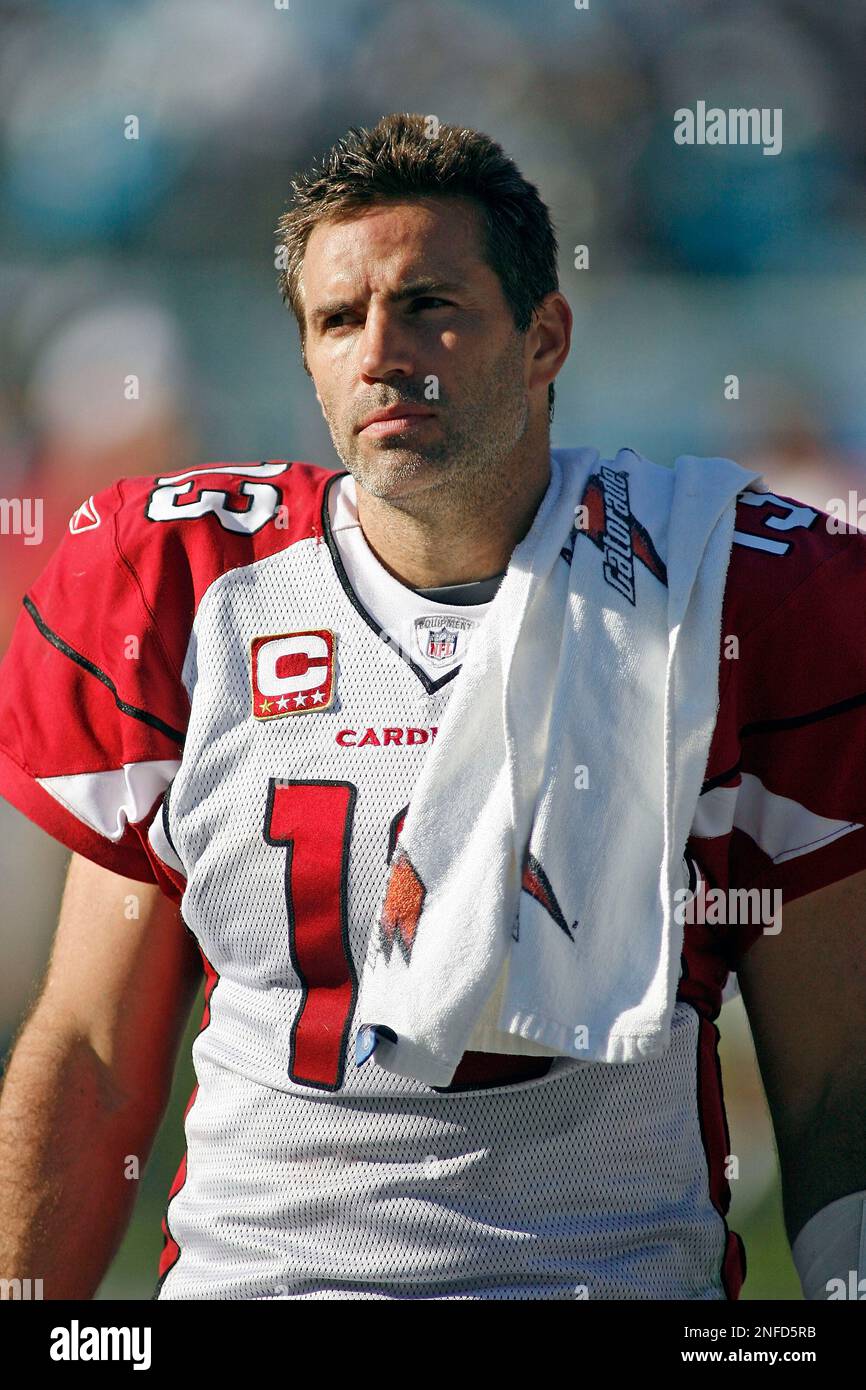 Arizona Cardinals' quarterback Kurt Warner near the end of an NFL ...