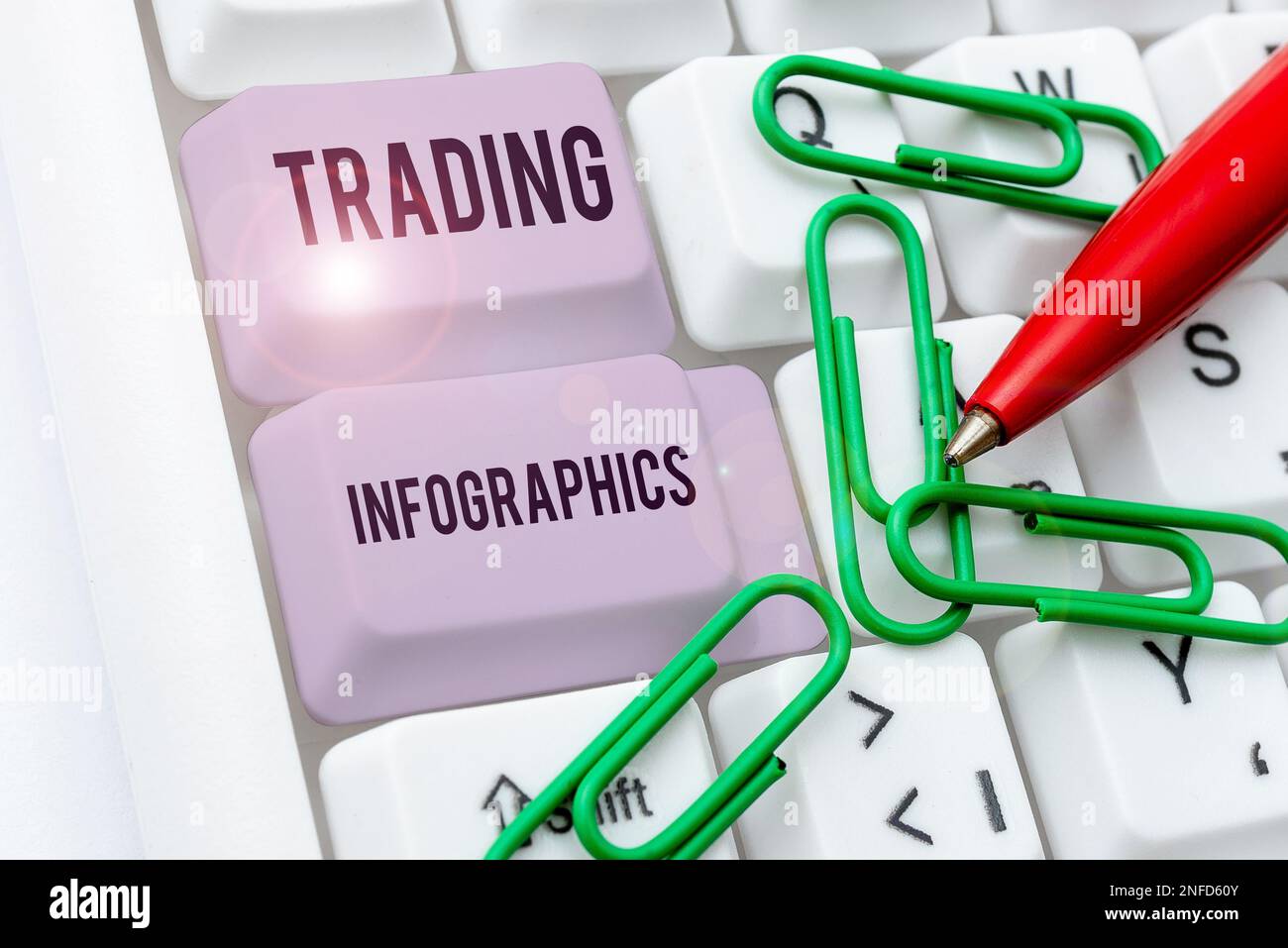 Conceptual display Trading Infographics, Conceptual photo visual ...