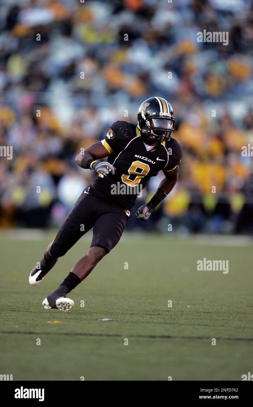 Missouri wide receiver Jeremy Maclin runs during an NCAA college ...