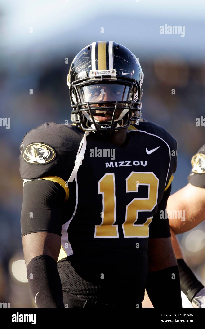 Missouri linebacker Sean Weatherspoon is seen before the start of an ...