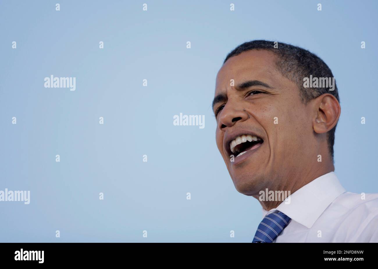 Democratic presidential candidate, Sen. Barack Obama, D-Ill., speaks at ...