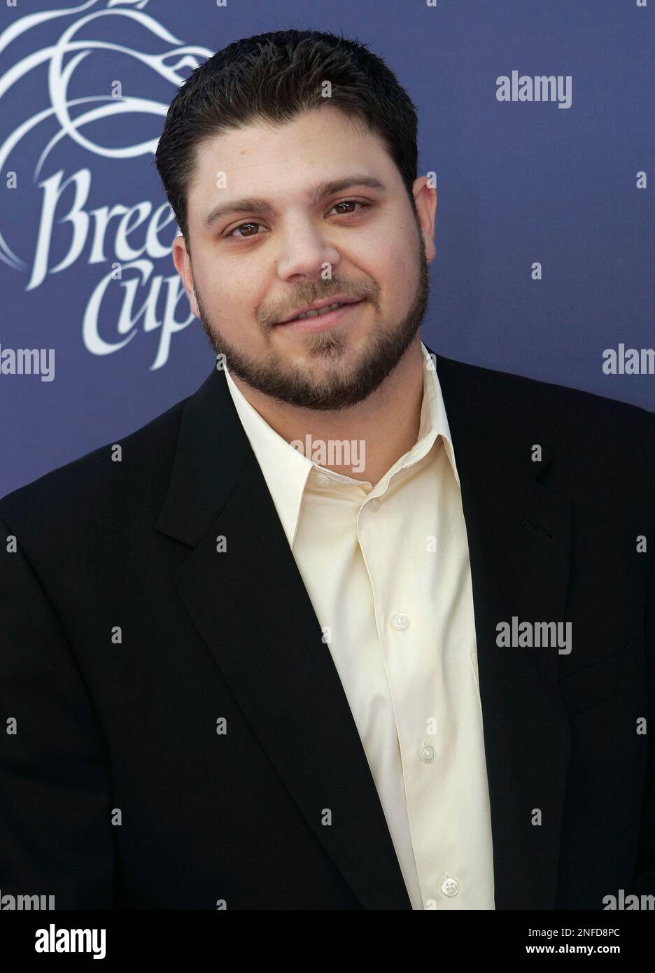 Actor Jerry Ferrara arrives to the Breeders' Cup World Championship Day ...