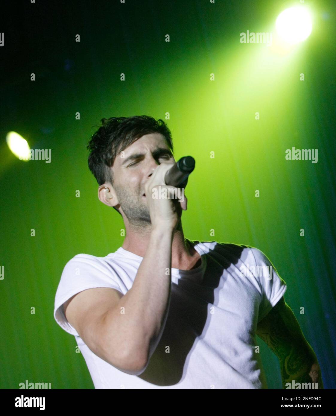 Maroon 5 performs during the Breeders' Cup Winners Circle gala event ...