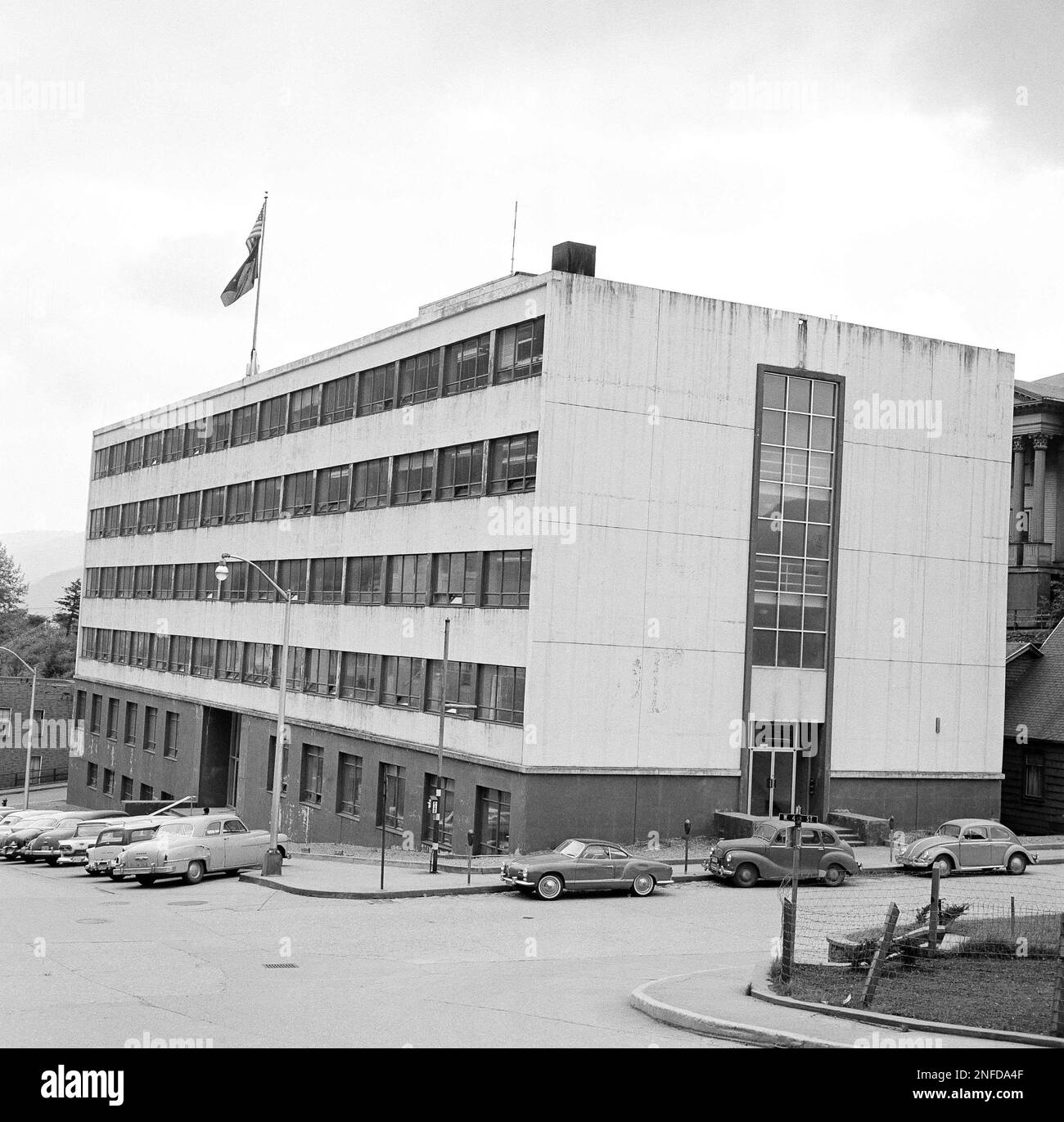 The Territorial Building in Juneau, Alaska is shown Aug. 25, 1958. (AP ...
