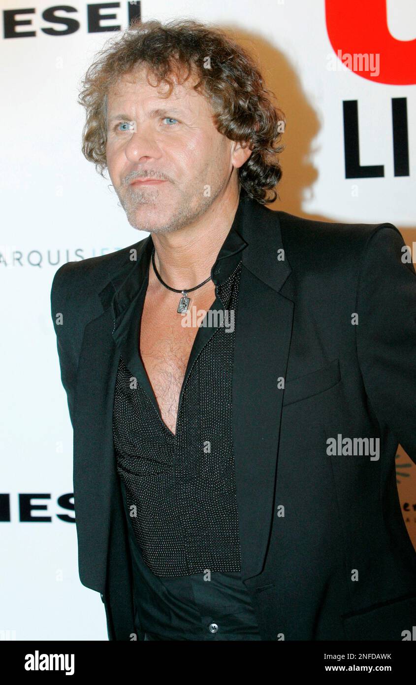 Diesel president and founder Renzo Rosso poses at a fundraising event ...