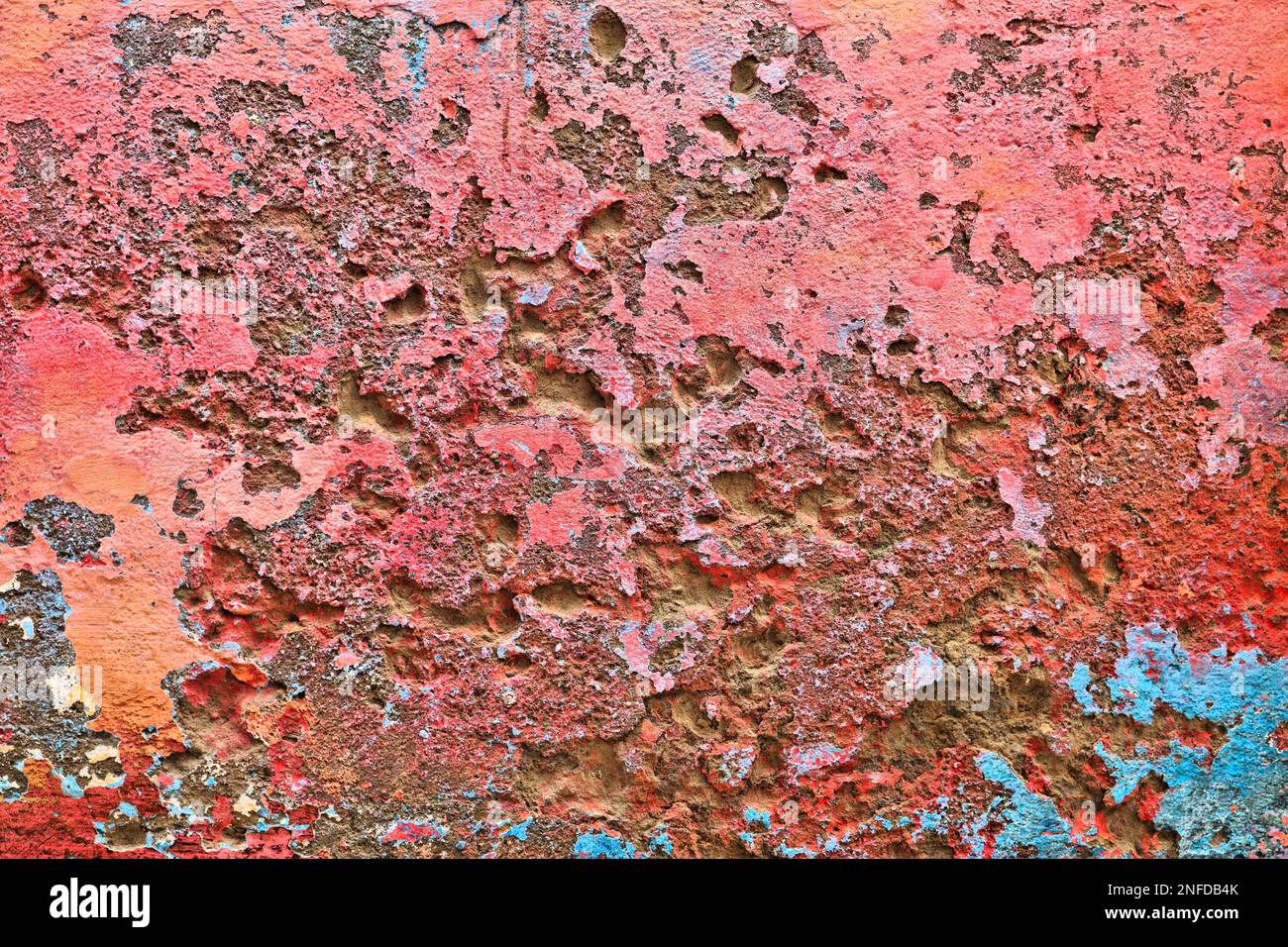 Grungy rough background. Distressed colorful concrete wall retro texture. Hi res background ...