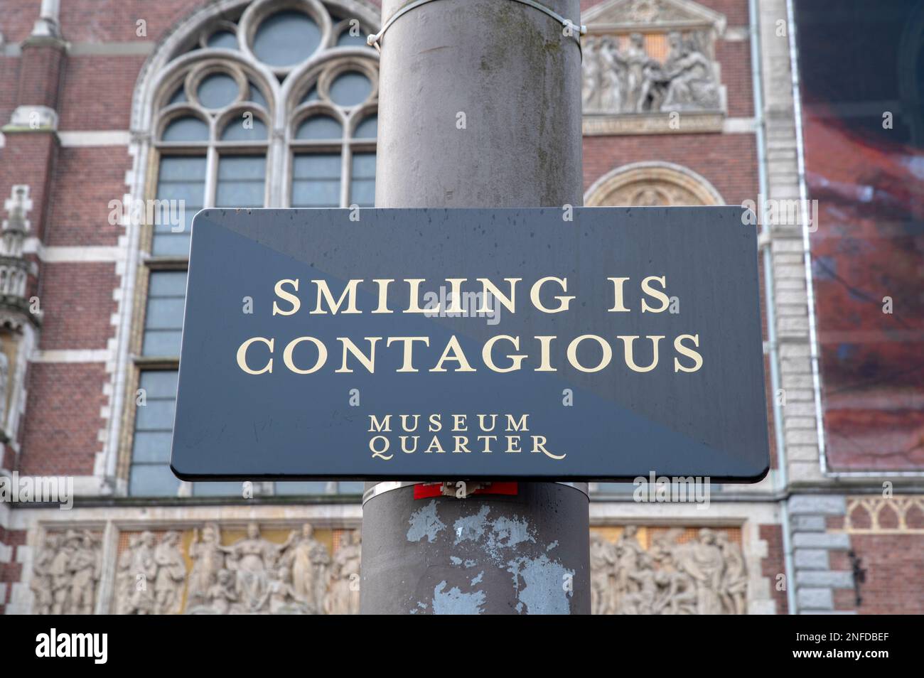 Billboard Smiling Is Contagious At The Museumkwartier At The ...