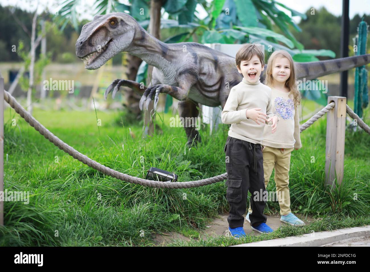 Rear View Of Children On Outdoor Activity Camping Trip Walking ...