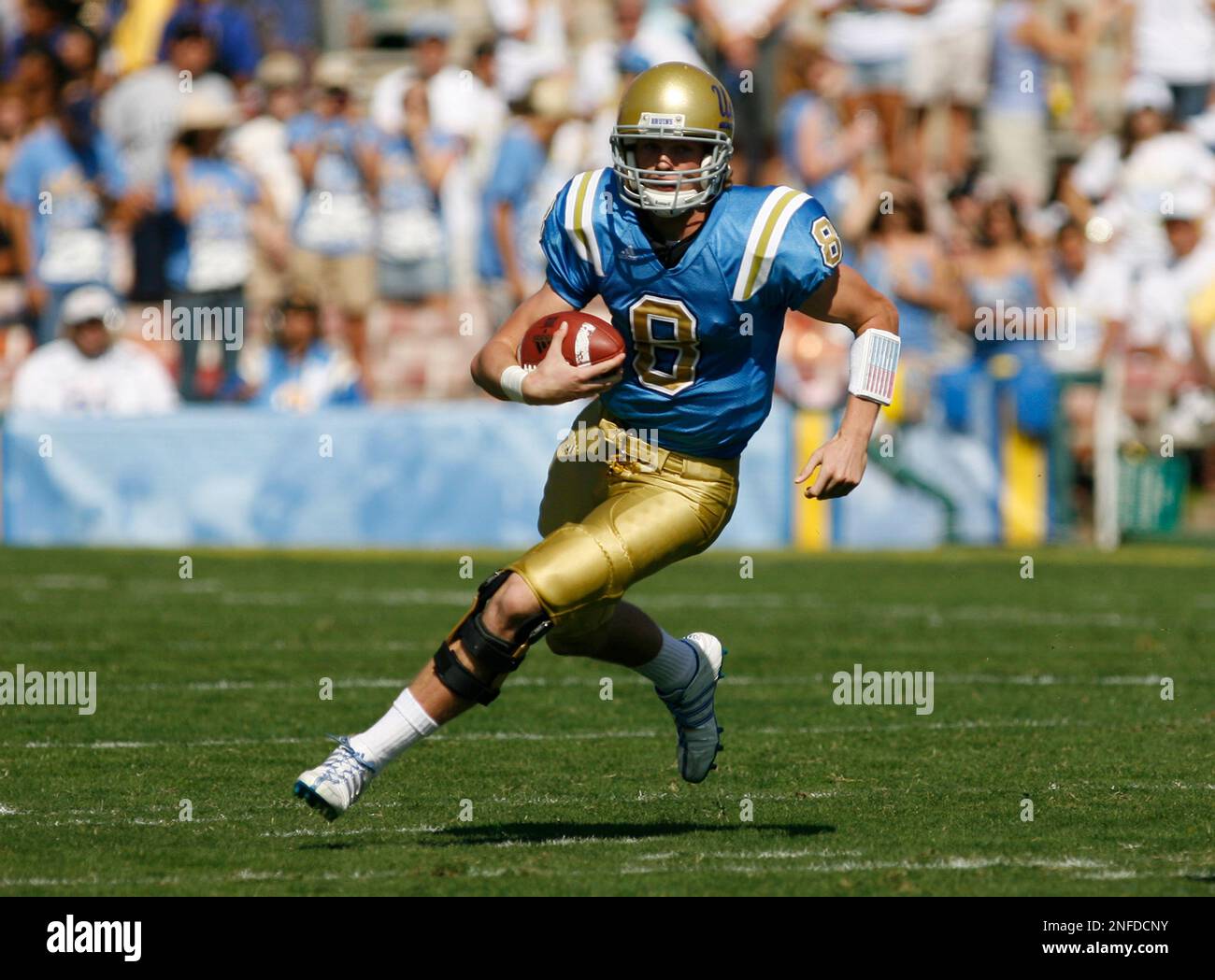 UCLA quarterback Kevin Craft runs the ball against Stanford during the ...