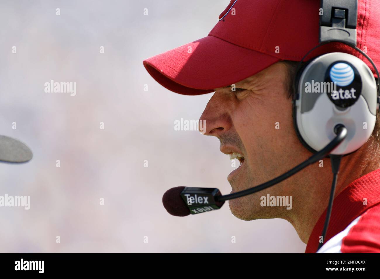 Stanford head football coach Jim Harbaugh against UCLA during an NCAA ...