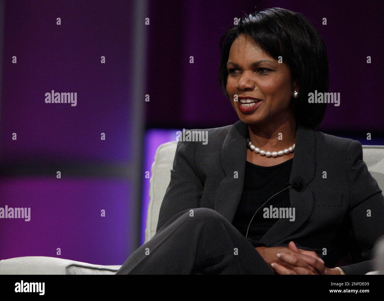 Secretary of State Condoleezza Rice speaks at The Women's Conference ...