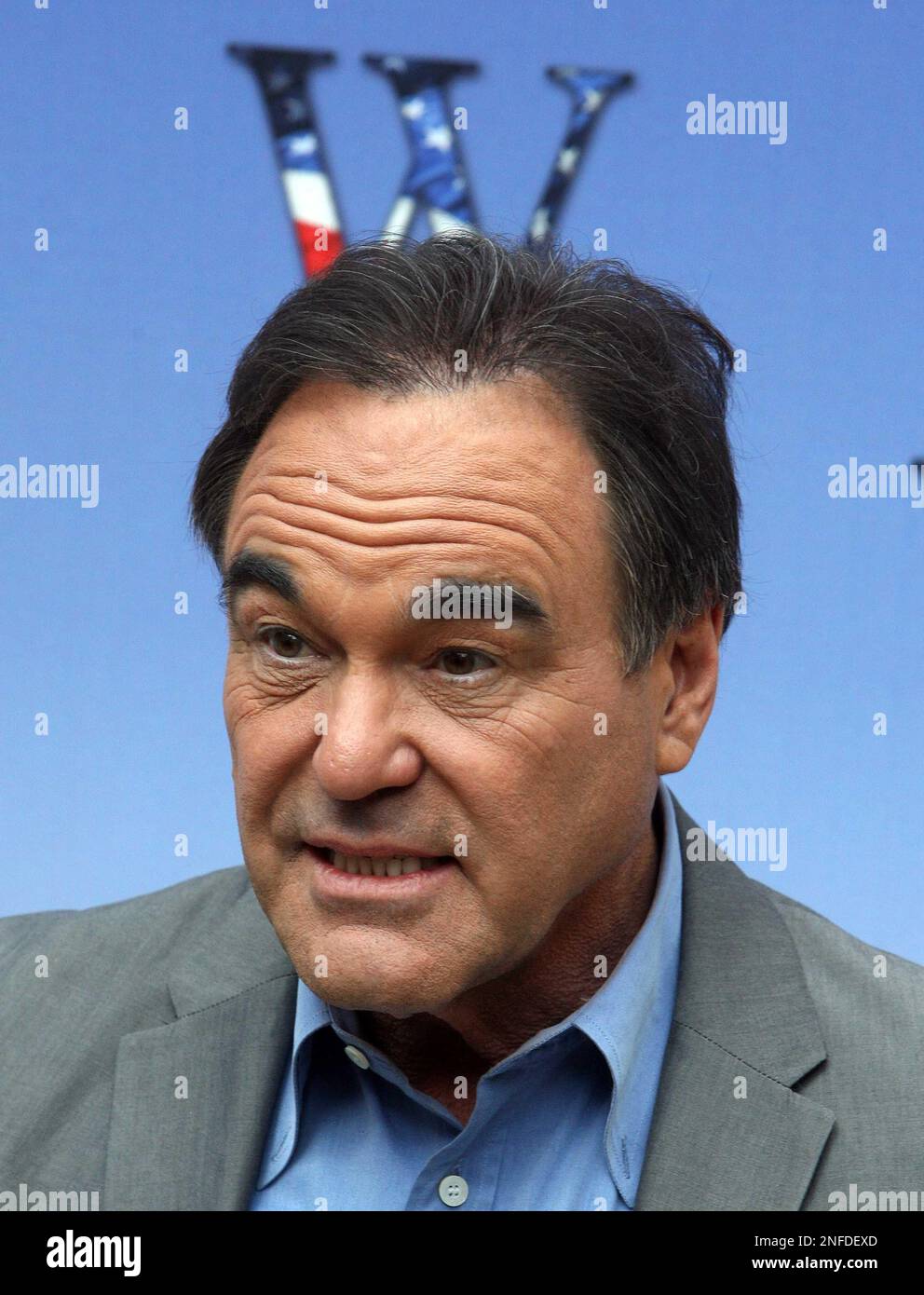 U.S. film director Oliver Stone during a photocall as he promotes the ...