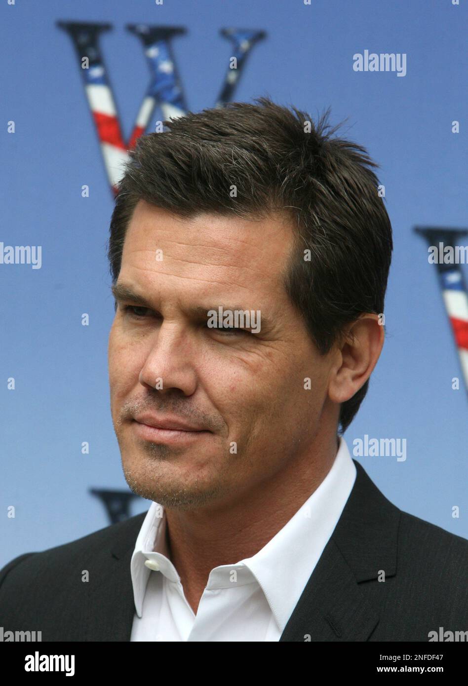 U.S. actor Josh Brolin poses during a photocall to promote the film "W ...