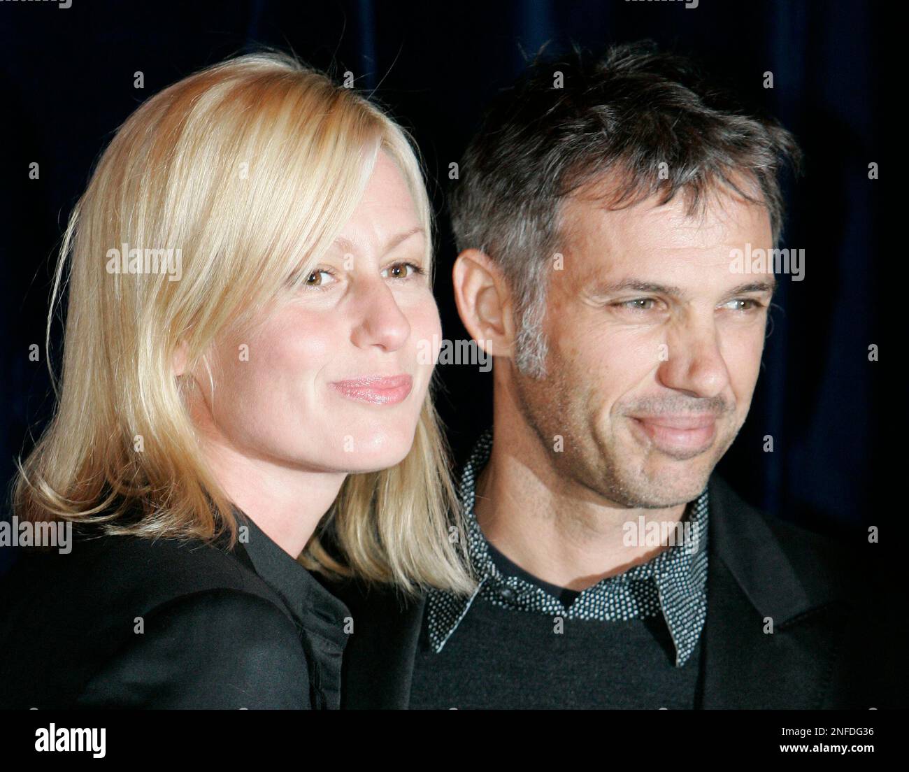 French actor Paul Belmondo and his wife Luana Belmondo arrive for a ...