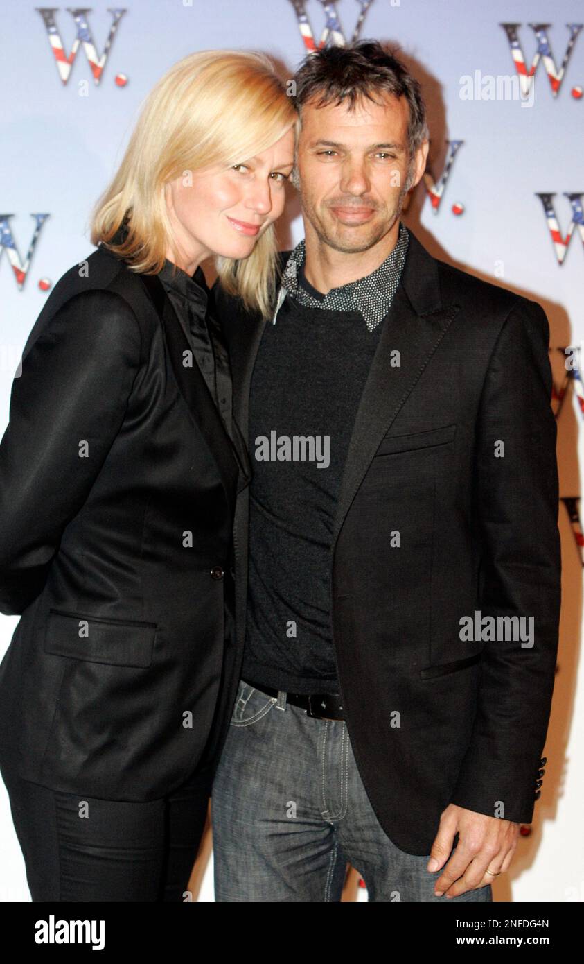 French actor Paul Belmondo and his wife Luana Belmondo arrive for a ...