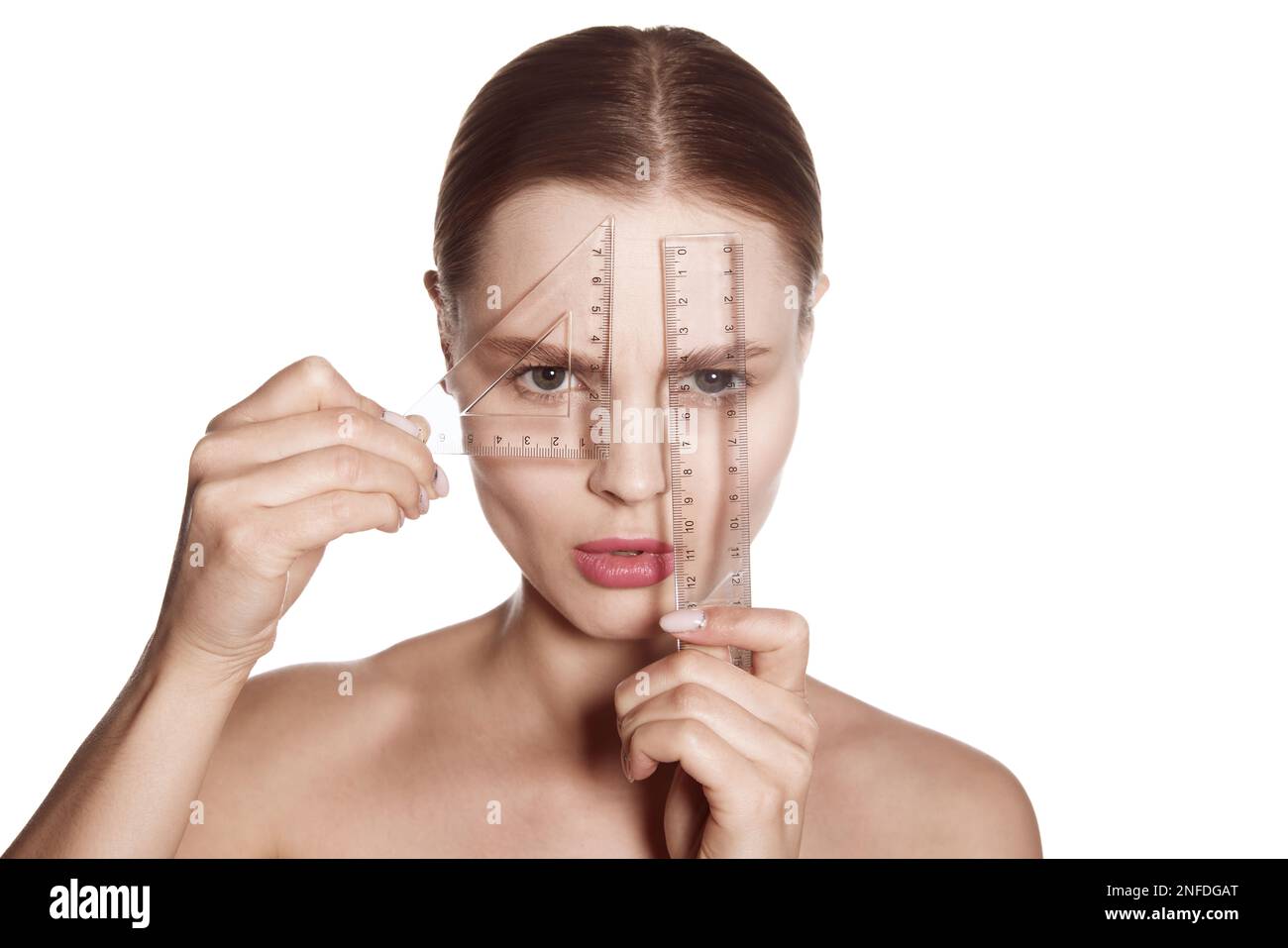 Making beauty, modifying face to make non-surgical or surgical ...