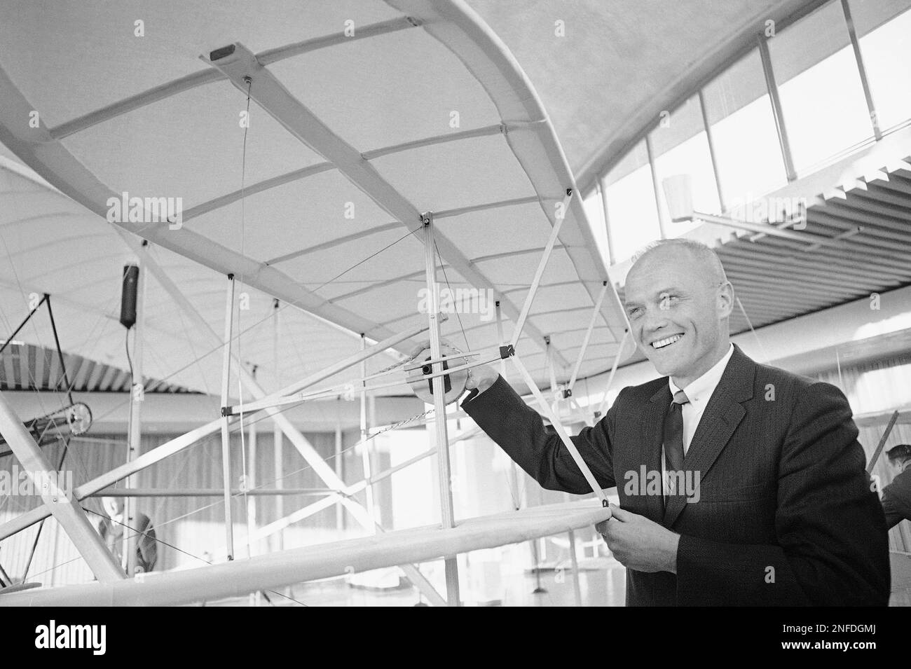 "Boy, they really flew by wire," Astronaut John Glenn quipped as he ...