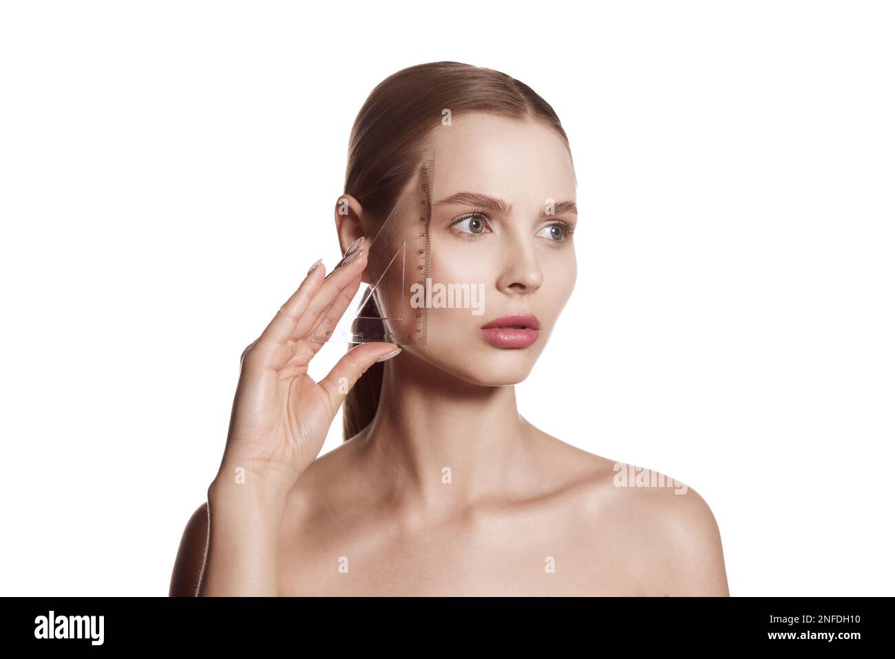 Making beauty, modifying face to make non-surgical or surgical ...