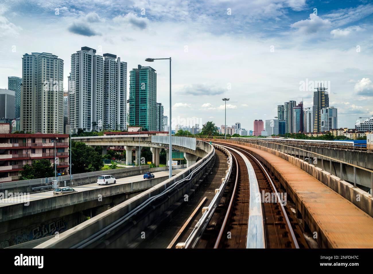 The KL Monorail system in Kuala Lumpur, Malaysia Stock Photo - Alamy