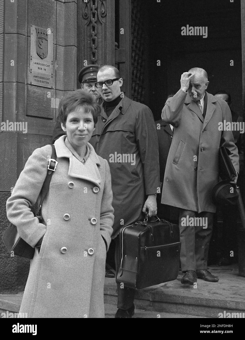 German-born, French journalist and Nazi hunter Beate Klarsfeld, leaves ...
