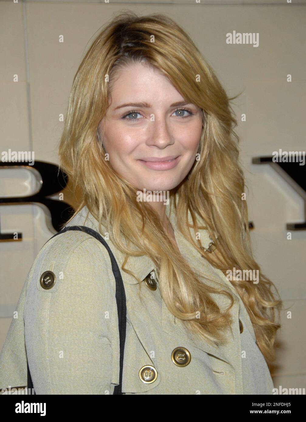 Actress Mischa Barton poses on the press line at the reopening ...