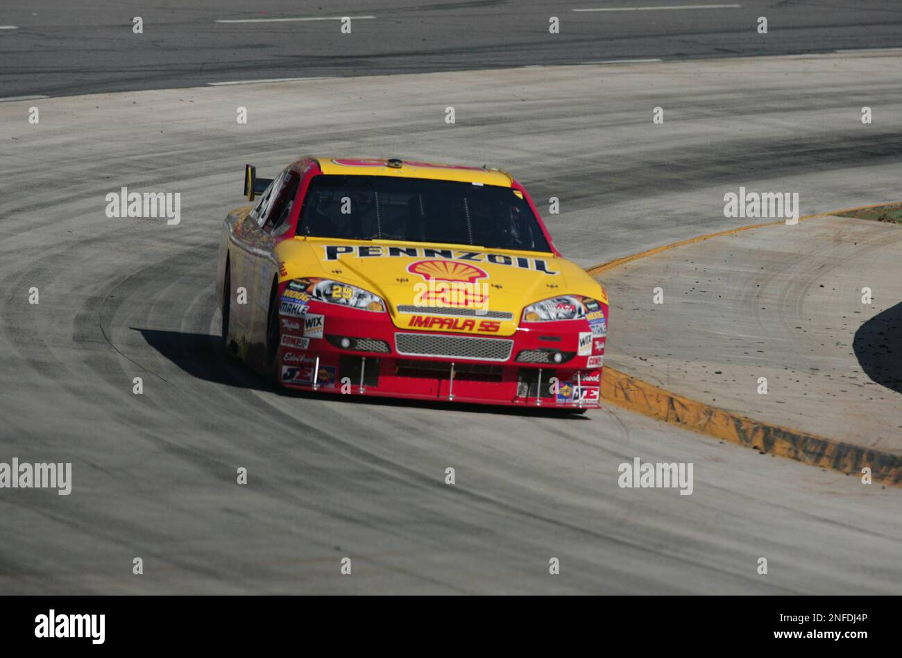 Kevin Harvick, driver of the Shell/Pennzoil Chevrolet, during NASCAR ...