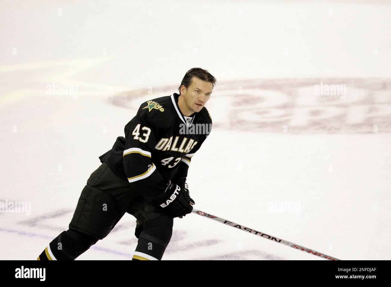 Dallas Stars defenseman Philippe Boucher (43) prior to the star of an ...