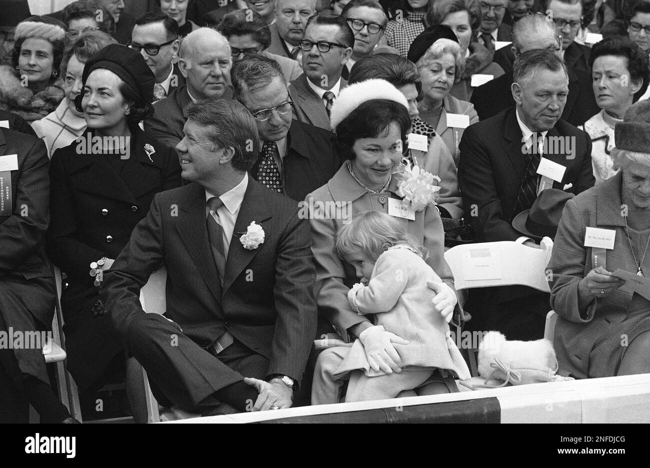 Gov. Jimmy Carter, left, Rosalynn Carter, daughter Amy Carter and ...