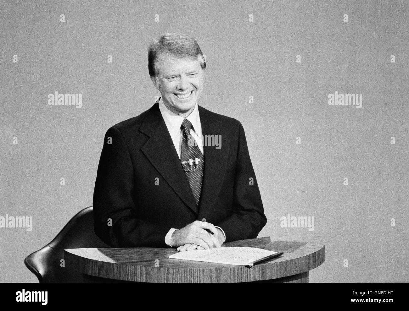 Democratic presidential candidate Jimmy Carter during his debate with ...