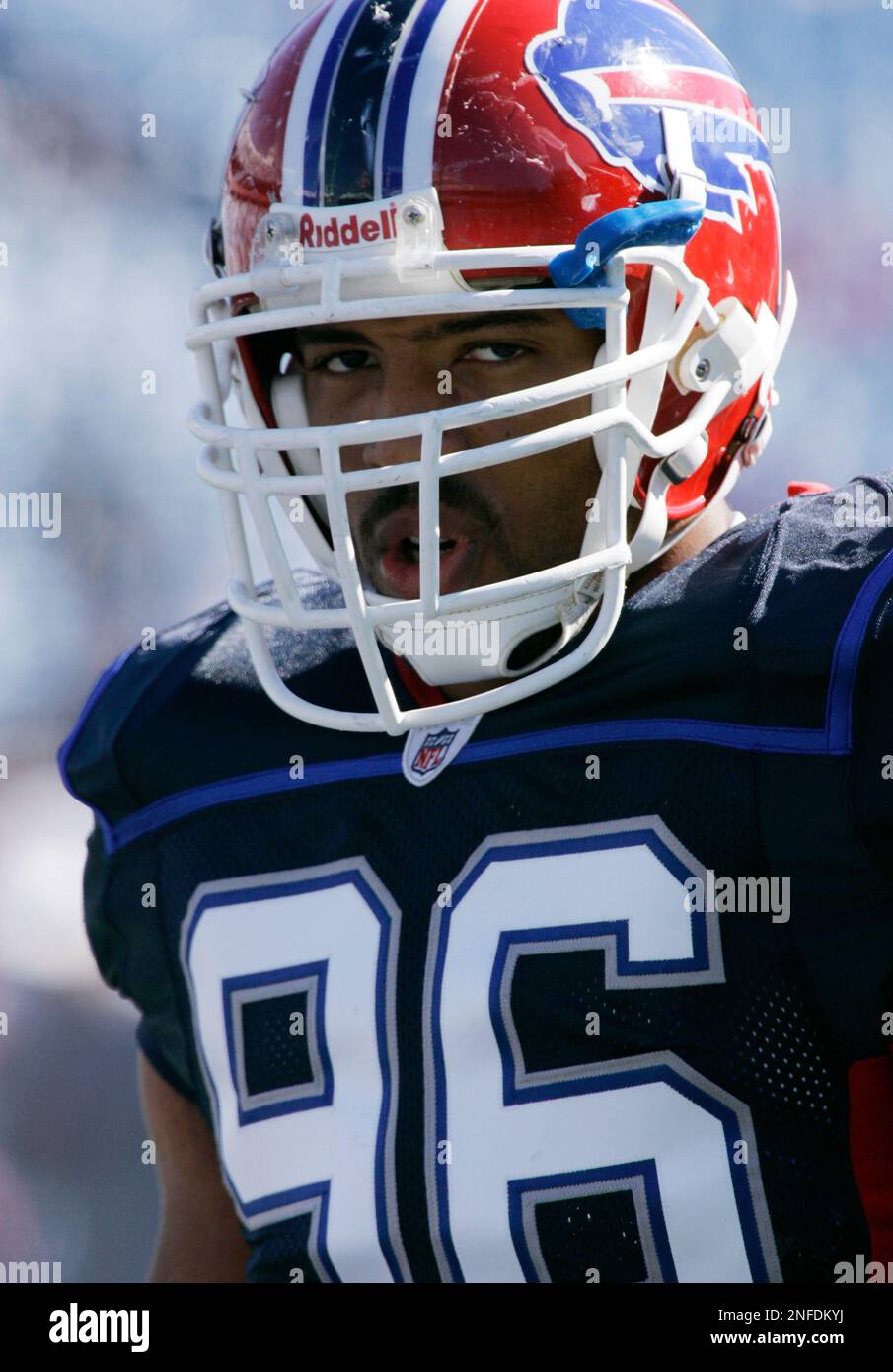 Buffalo Bills' Copeland Bryan before the NFL football game at Ralph ...