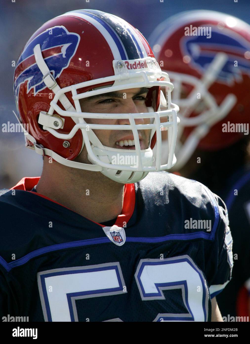 Buffalo Bills' John DiGiorgio before the NFL football game at Ralph ...