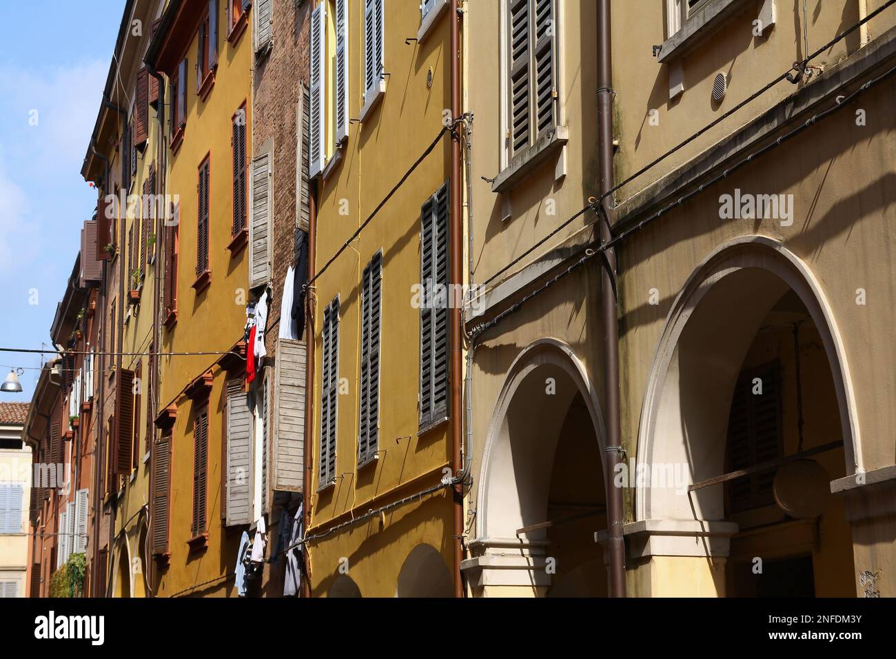 Modena town, Italy - Emilia-Romagna region. Colorful Mediterranean ...