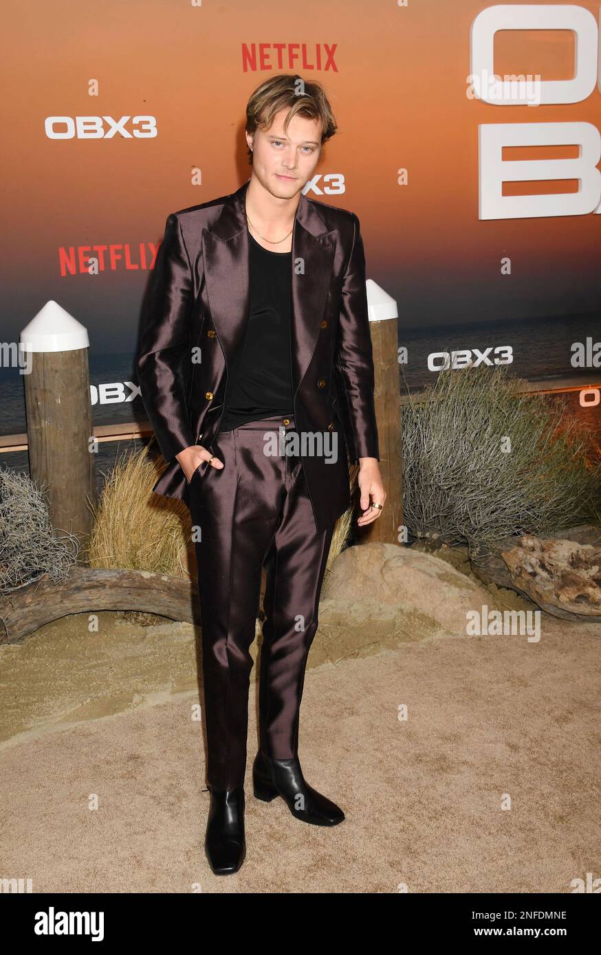 Los Angeles California February 16 Rudy Pankow Attends The Los Angeles Premiere Of Netflixs