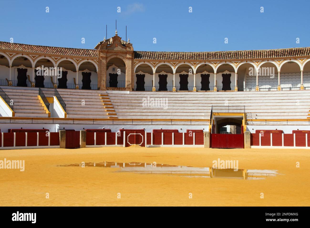 Bull ring arena in Antequera, Andalusia region of Spain Stock Photo - Alamy