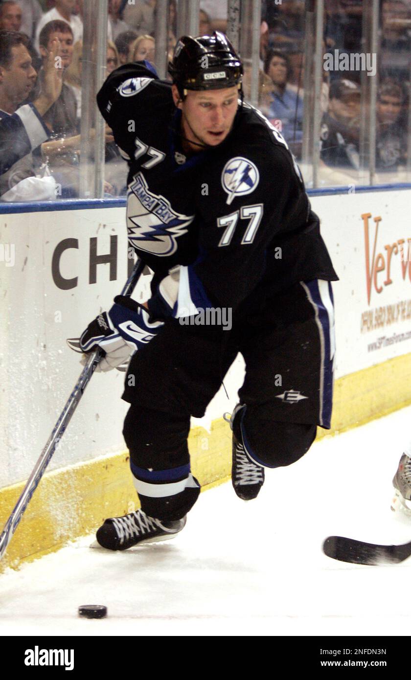 Tampa Bay Lightning center Chris Gratton (77) during an NHL Hockey Game ...