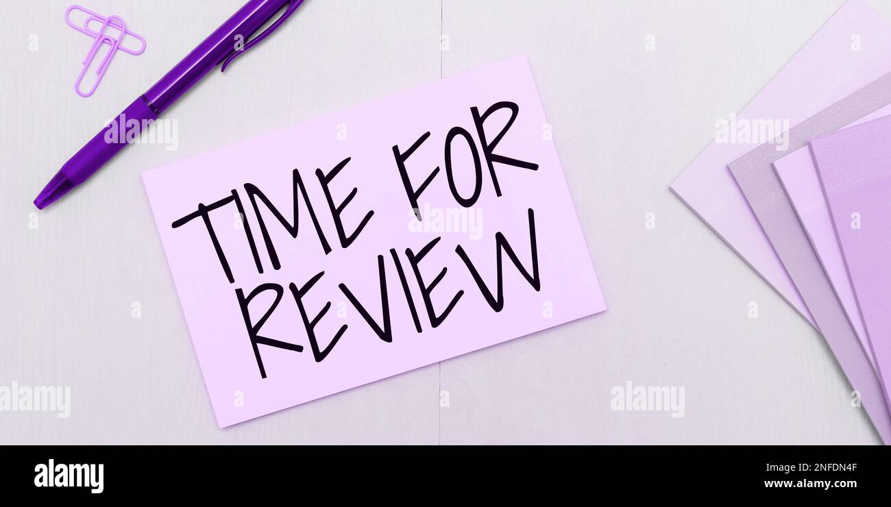 Conceptual caption Time For Review, Word for Evaluation Feedback Moment ...