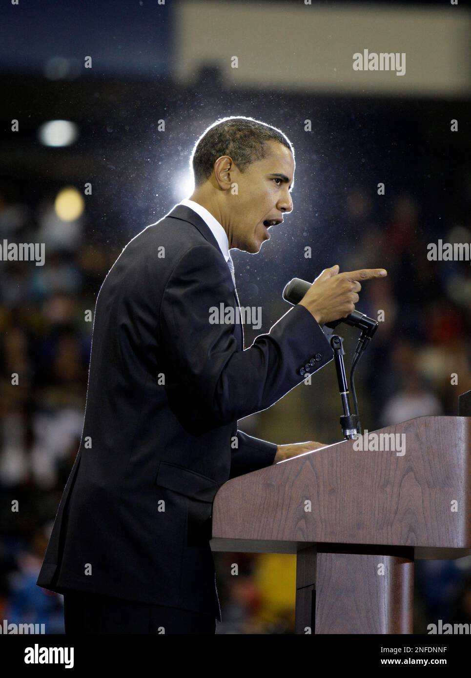 Democratic presidential candidate Sen. Barack Obama, D-Ill., speaks at ...