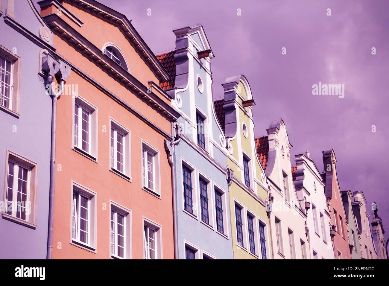 Poland - Gdansk city (also know nas Danzig) in Pomerania region. Famous ...
