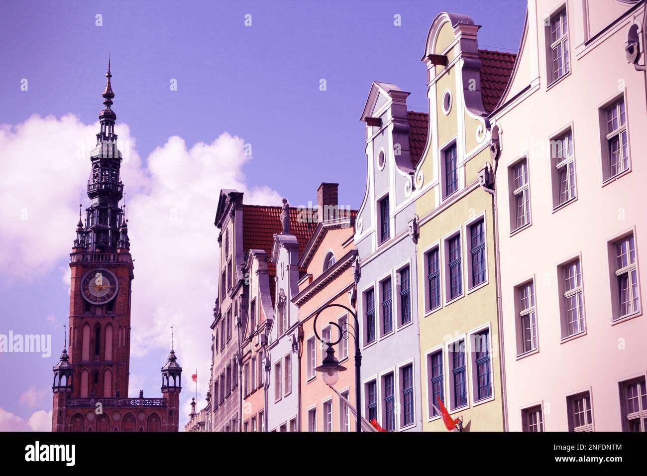 Poland - Gdansk city (also know nas Danzig) in Pomerania region. Famous ...