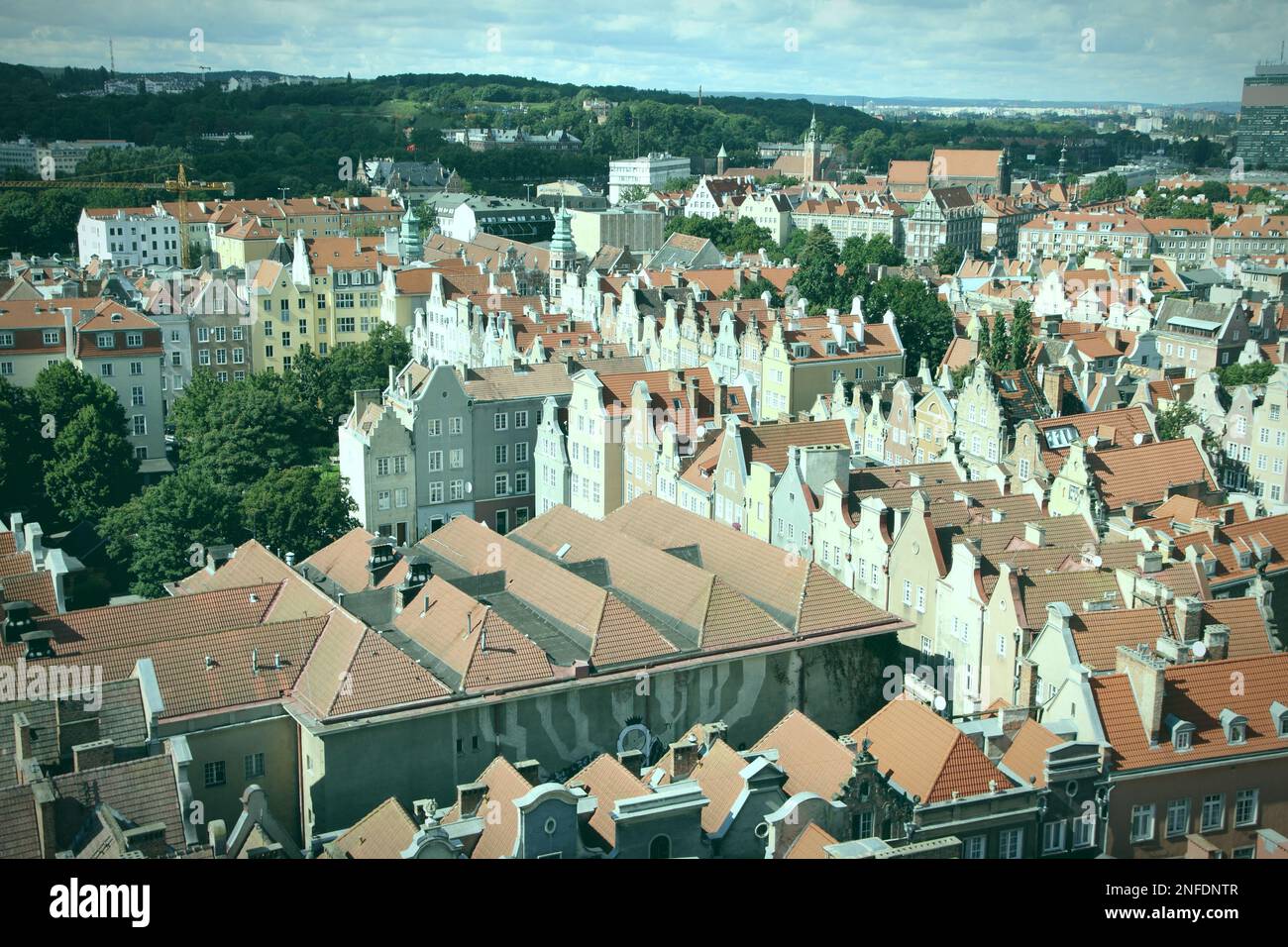 Poland - Gdansk city (also know nas Danzig) in Pomerania region. Old ...