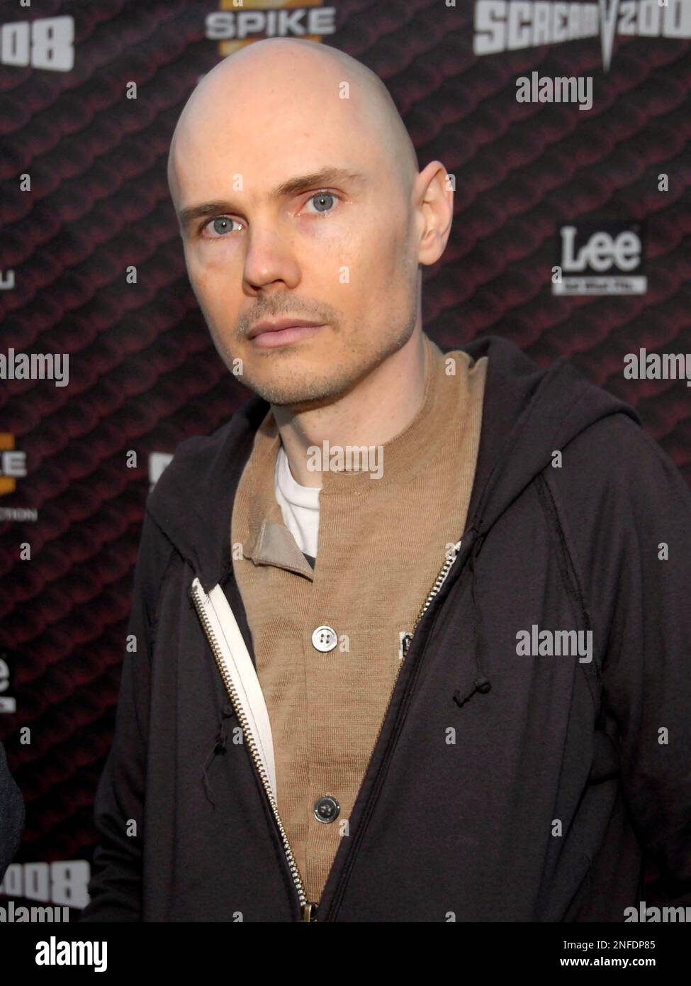 Billy Corgan, of the musical group Smashing Pumpkins, arrives at the ...