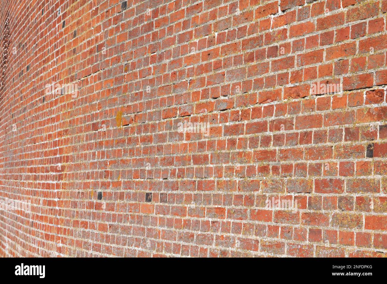Red aged brick wall texture - Malbork castle, Poland Stock Photo - Alamy