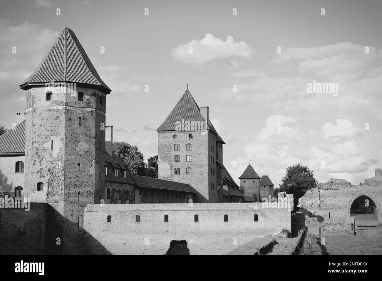 Medieval castle in Poland - Malbork. Old landmark Stock Photo - Alamy