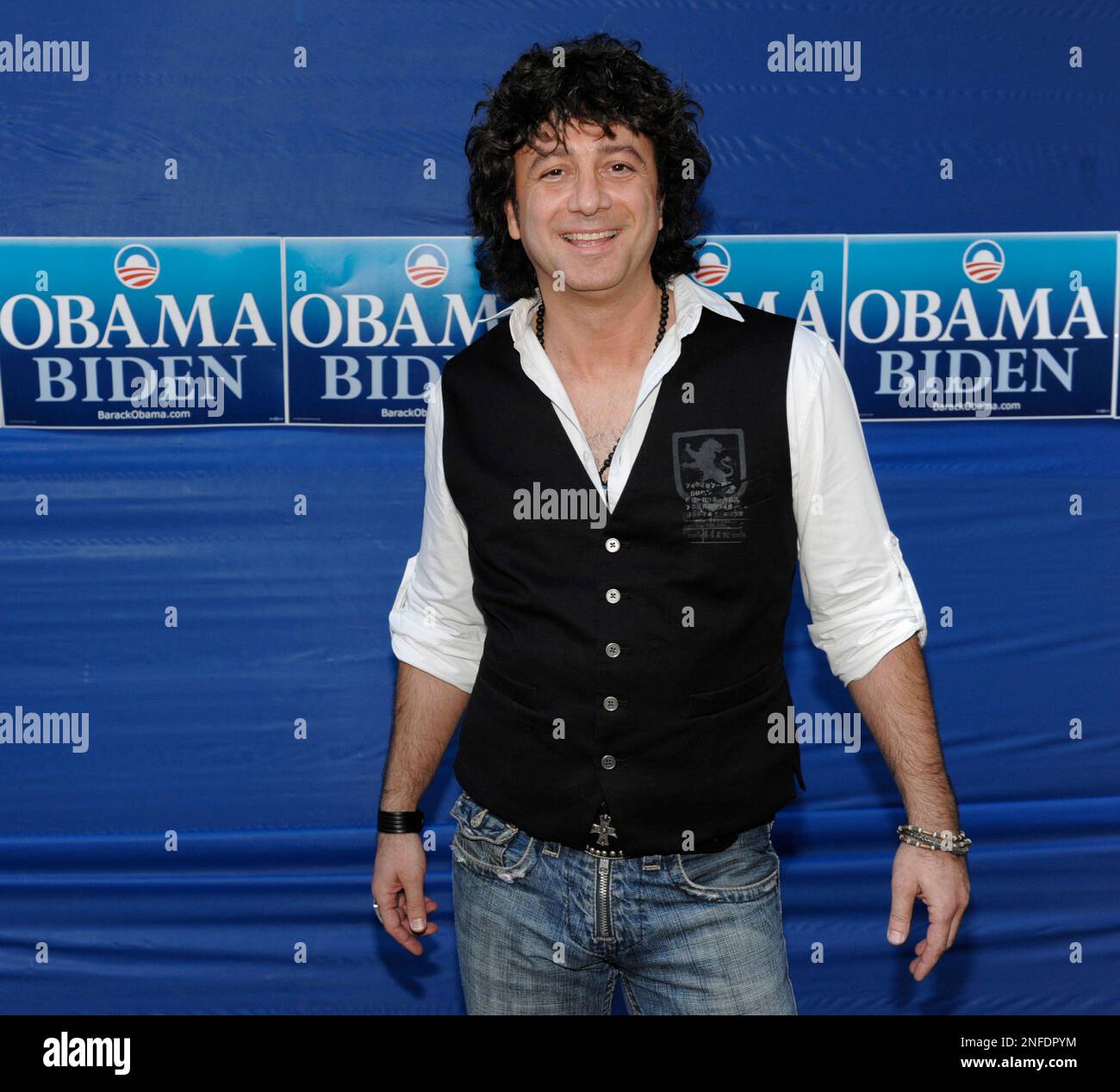 Farshid Amin arrives for "Countdown for Barack Obama: Leaders of ...