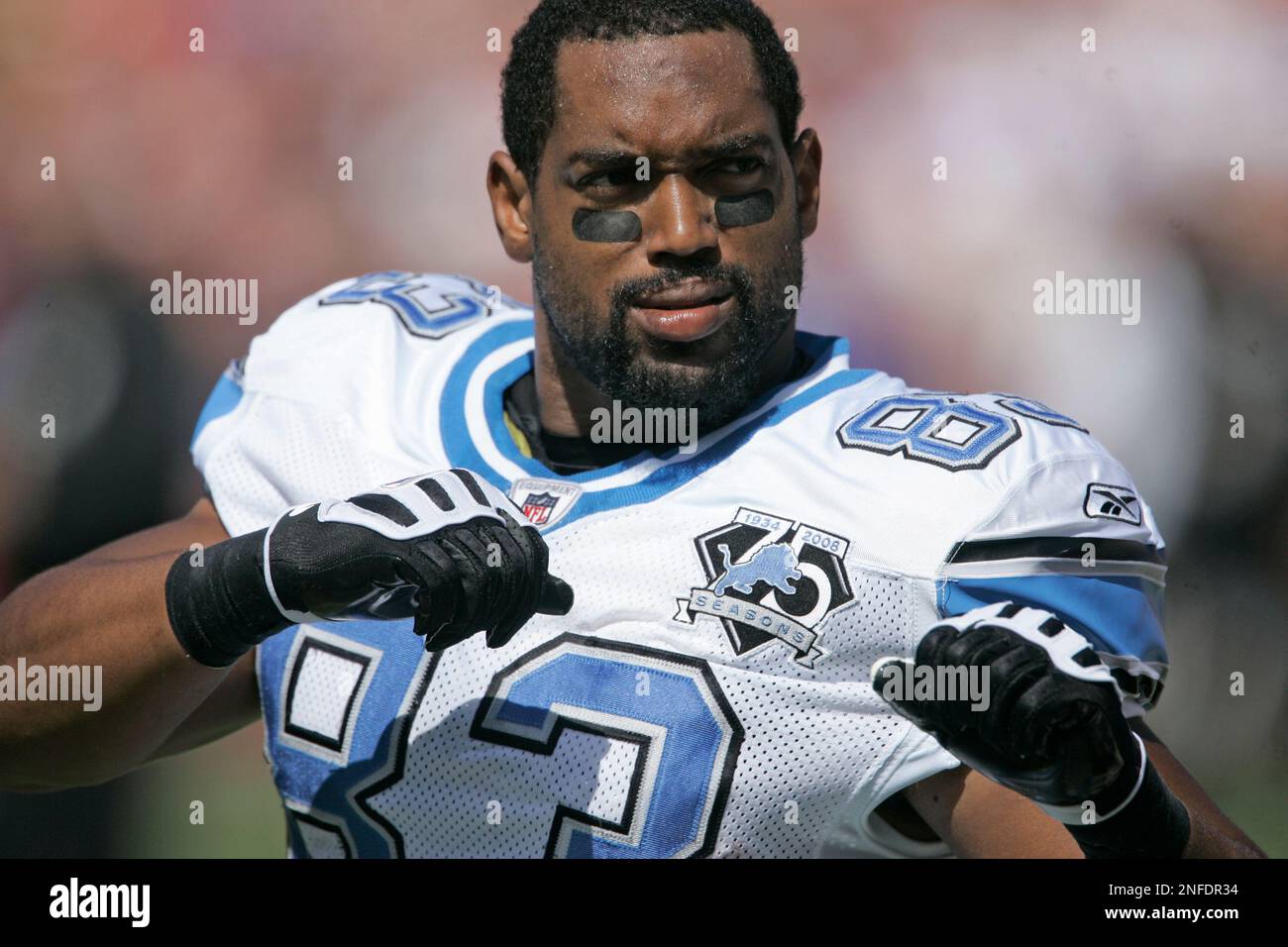 Detroit Lions' John Owens in an NFL football game against the San ...