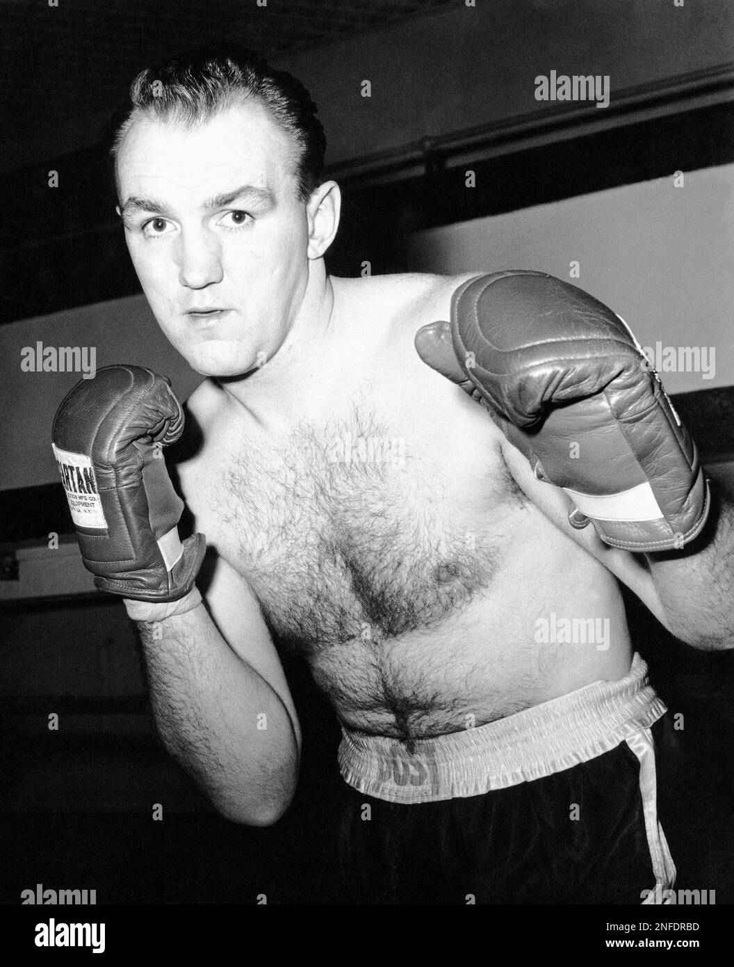 Boxer Chuck Wepner, 1969. (AP Photo Stock Photo - Alamy